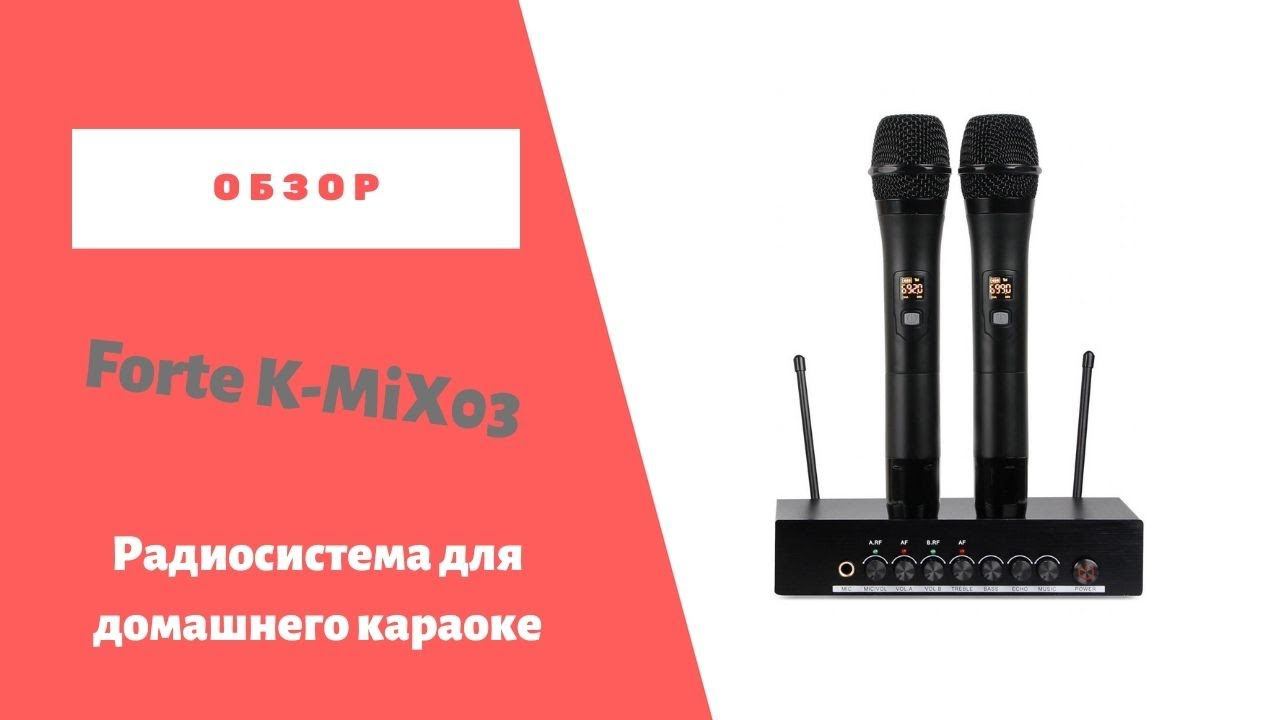 Караоке для дома - радиосистема Forte K Mix 03