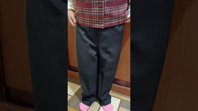 Школьные классические брюки для девочки