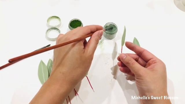 Уроки по раскрашиванию цветов эвкалипта