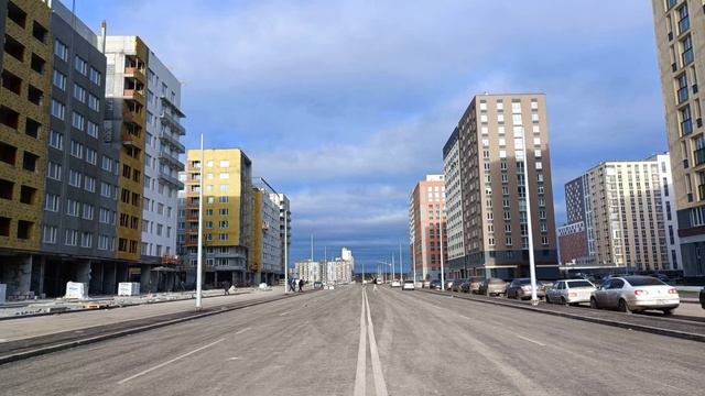 Академический район_ застройка улицы Ландау_ Фото клип от 21.10. 22