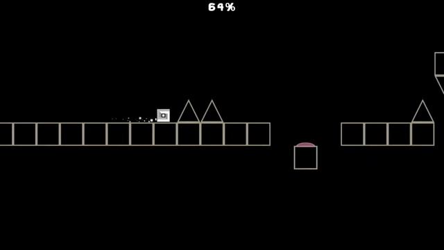 Geometry Dash. kocmoc 66p 60fps with clicks