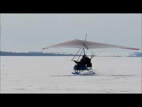 Полёт на дельталёте с  Целинное 31 марта 2013