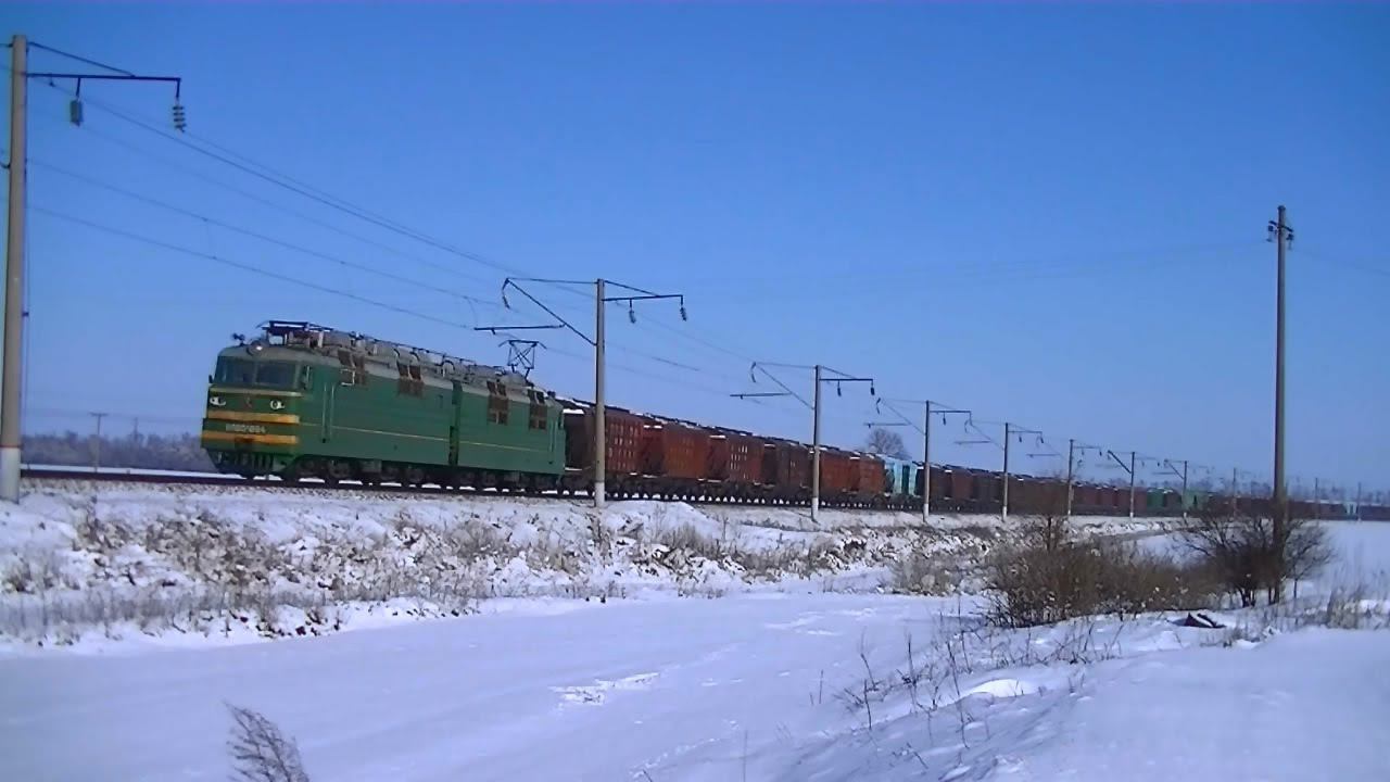 ВЛ80Т-884 с грузом зерна