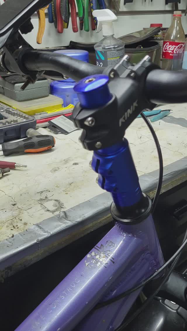 УДЛИНИТЕЛЬ-ПЕРЕХОДНИК ШТОКА ВИЛКИ🚲 #shorts