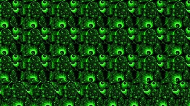 Столкнулись два шара в стереокартинке