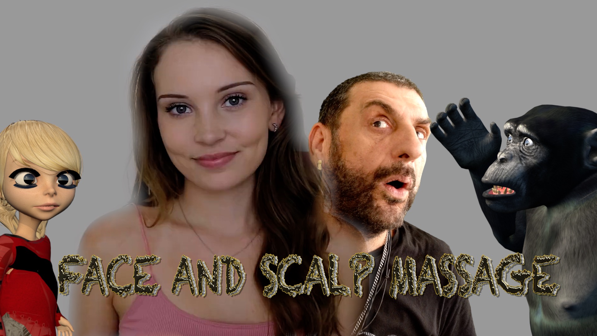 ASMR "RELAXING FACE AND SCALP MASSAGE"  / АСМР «РАССЛАБЛЯЮЩИЙ МАССАЖ ЛИЦА И ГОЛОВЫ ГОЛОВЫ»