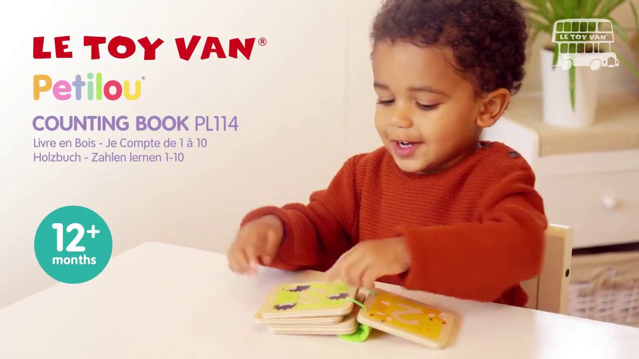 Деревянная книжка-игрушка Считаем вместе  8 стр. Le Toy Van