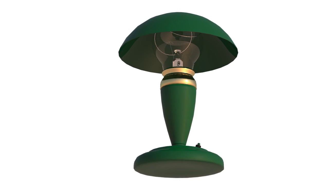 3D models Vintage desk lamp