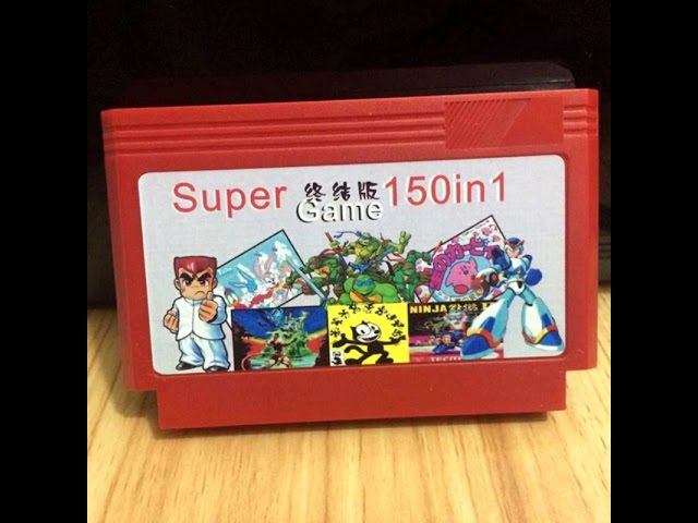 Смотрим игры на картриджах из Китая