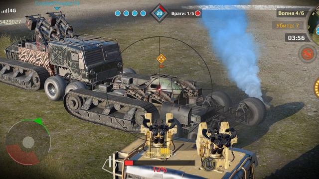 Crossout mobile PVE бой (без комментариев)