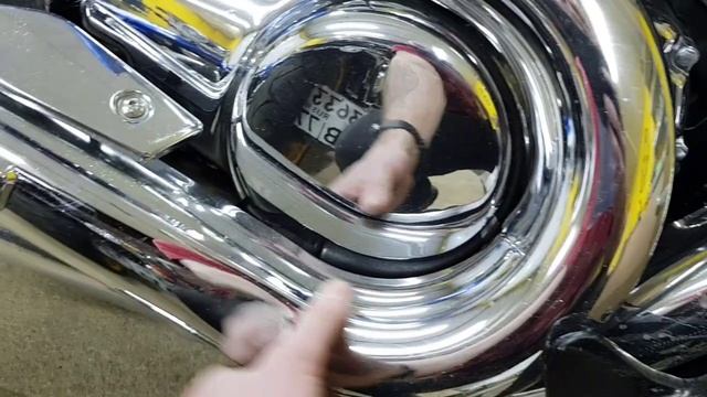 На какие части разбирается глушитель мотоцикла Suzuki Boulevard M109R / Intruder VZR1800 / M1800R.