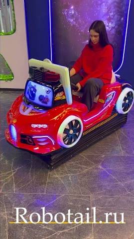 Детский игровой автомат с видео игрой гонки 'Формула'