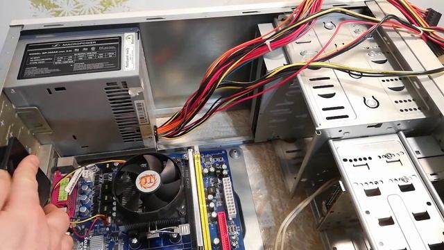 Сборка компьютера из хлама, для дачи на AMD athlon x2 215