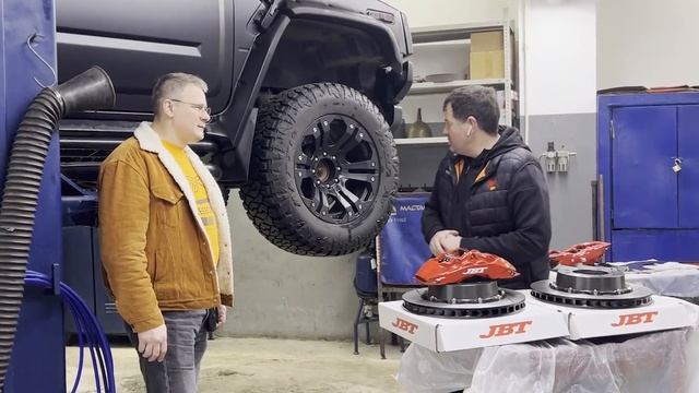 Спортивные тормоза на Hummer H2! Плюсы и минусы, тюнинг.