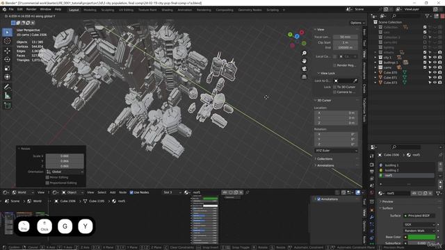 Developing and Industrial Concept Art - Часть 12 - Distribution of Buildings & Layout of the City