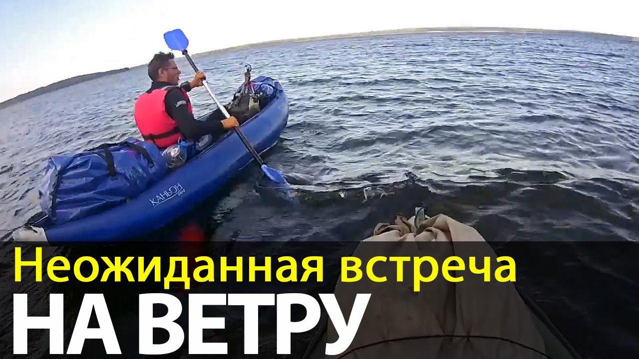 Неожиданная встреча на ветру | Беломорские приключения 2016 | Приключения на байдарке