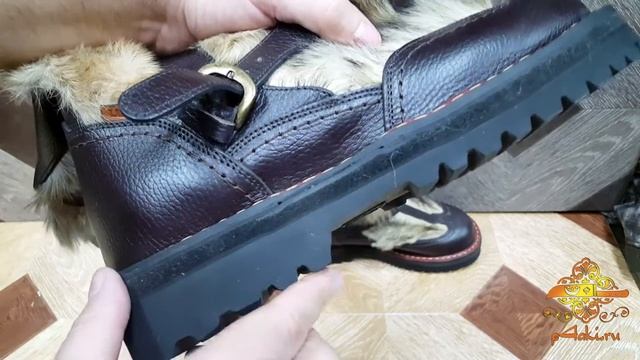 Монгольские сапоги мужские двусторонняя собака