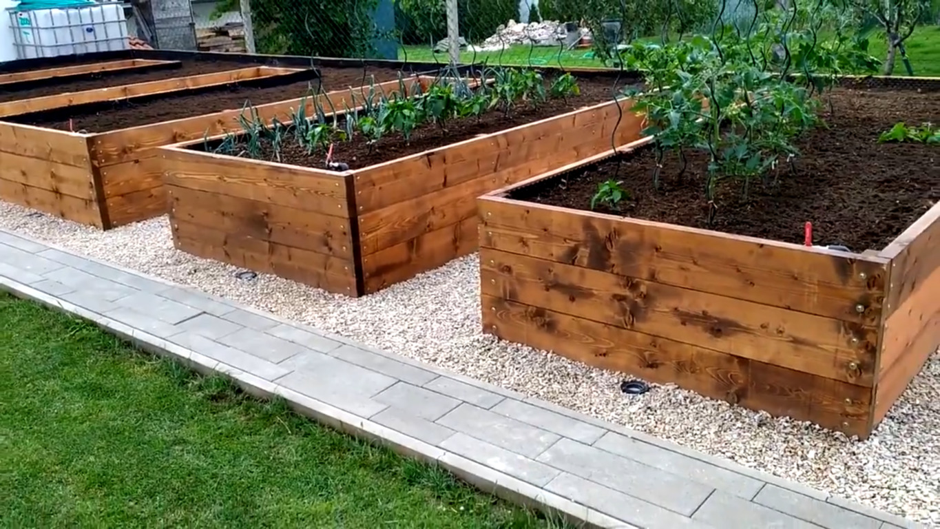 DIY.Поднятая грядка. Своими руками.