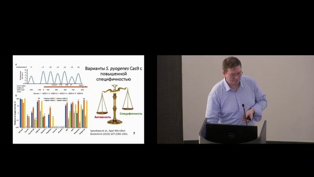7.Направления улучшения геномных редакторов. Дмитрий Карпов.