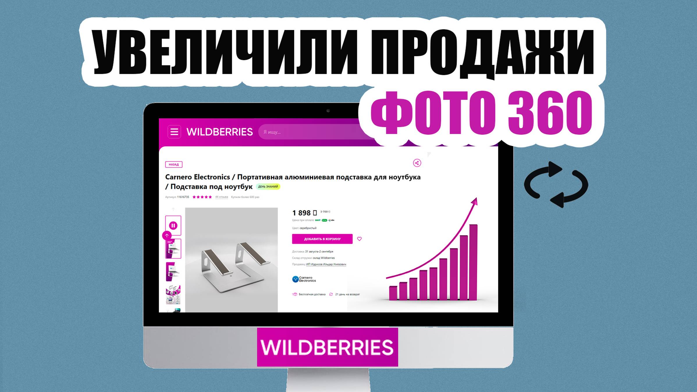 Фотограф для маркетплейсов. Как увеличили продажи в ВБ.