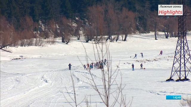 Югорский лыжный марафон 2022.