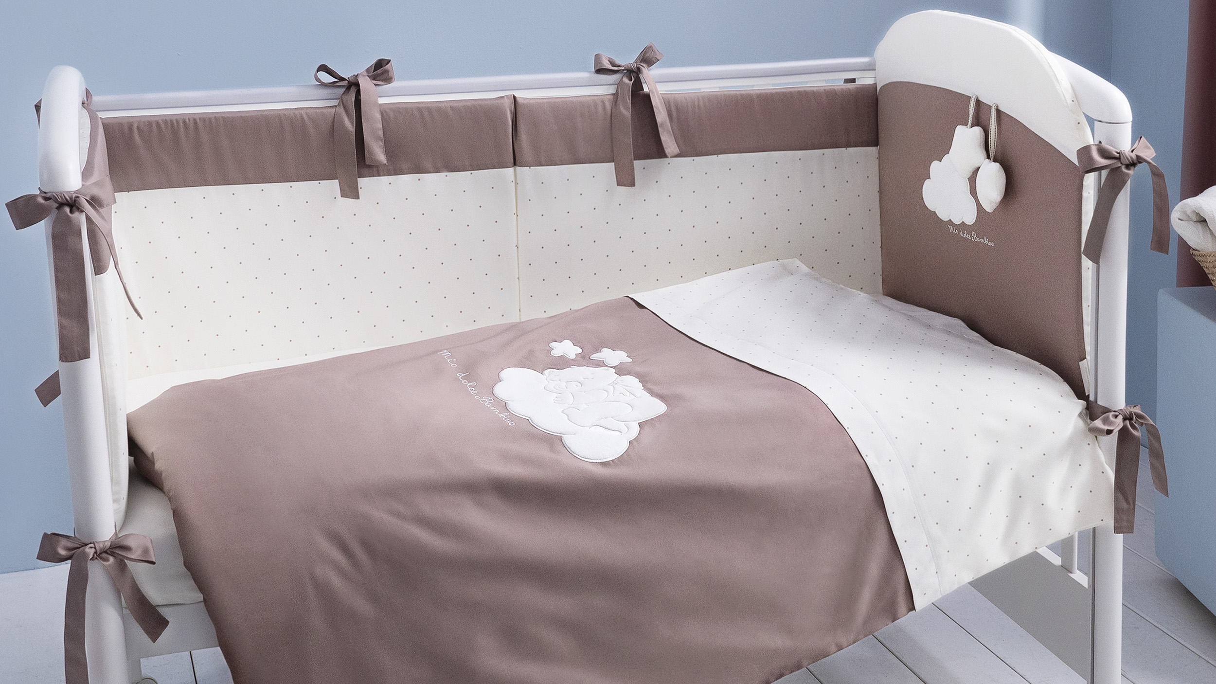 Детское постельное белье Perina. Комплект в кроватку Бамбино.