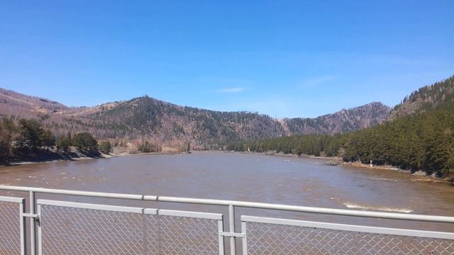 Мост через Катунь, Горный Алтай