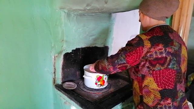 Готовим на деревенской печи