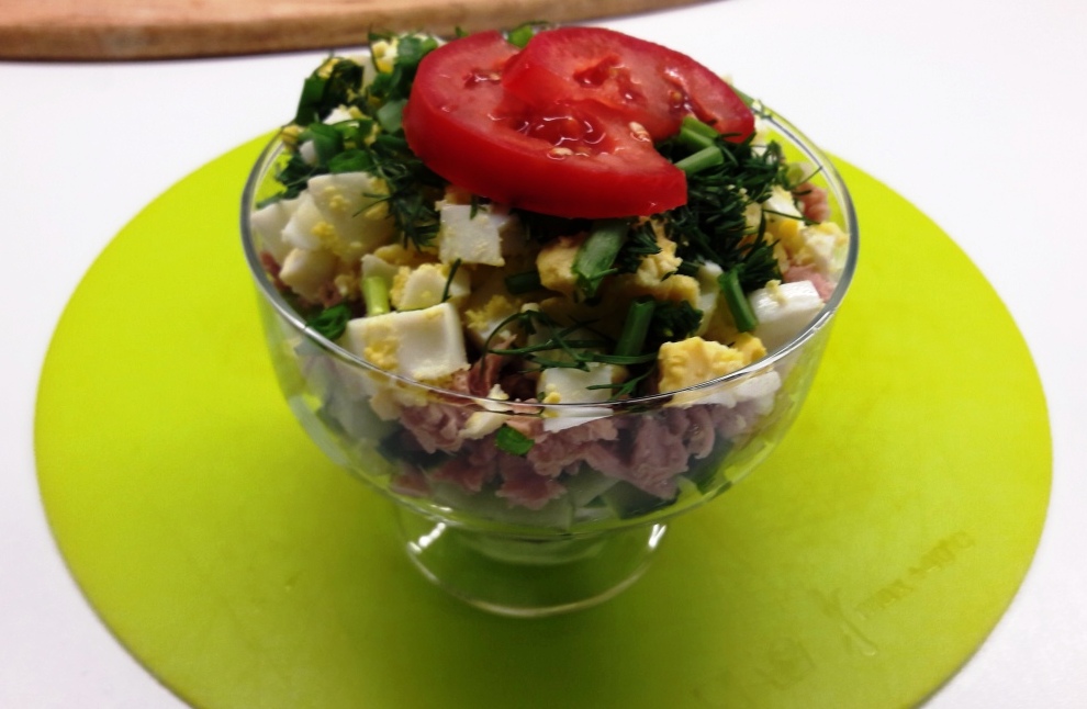 ОЧЕНЬ ВКУСНЫЙ САЛАТ С КОНСЕРВИРОВАННЫМ ТУНЦОМ!