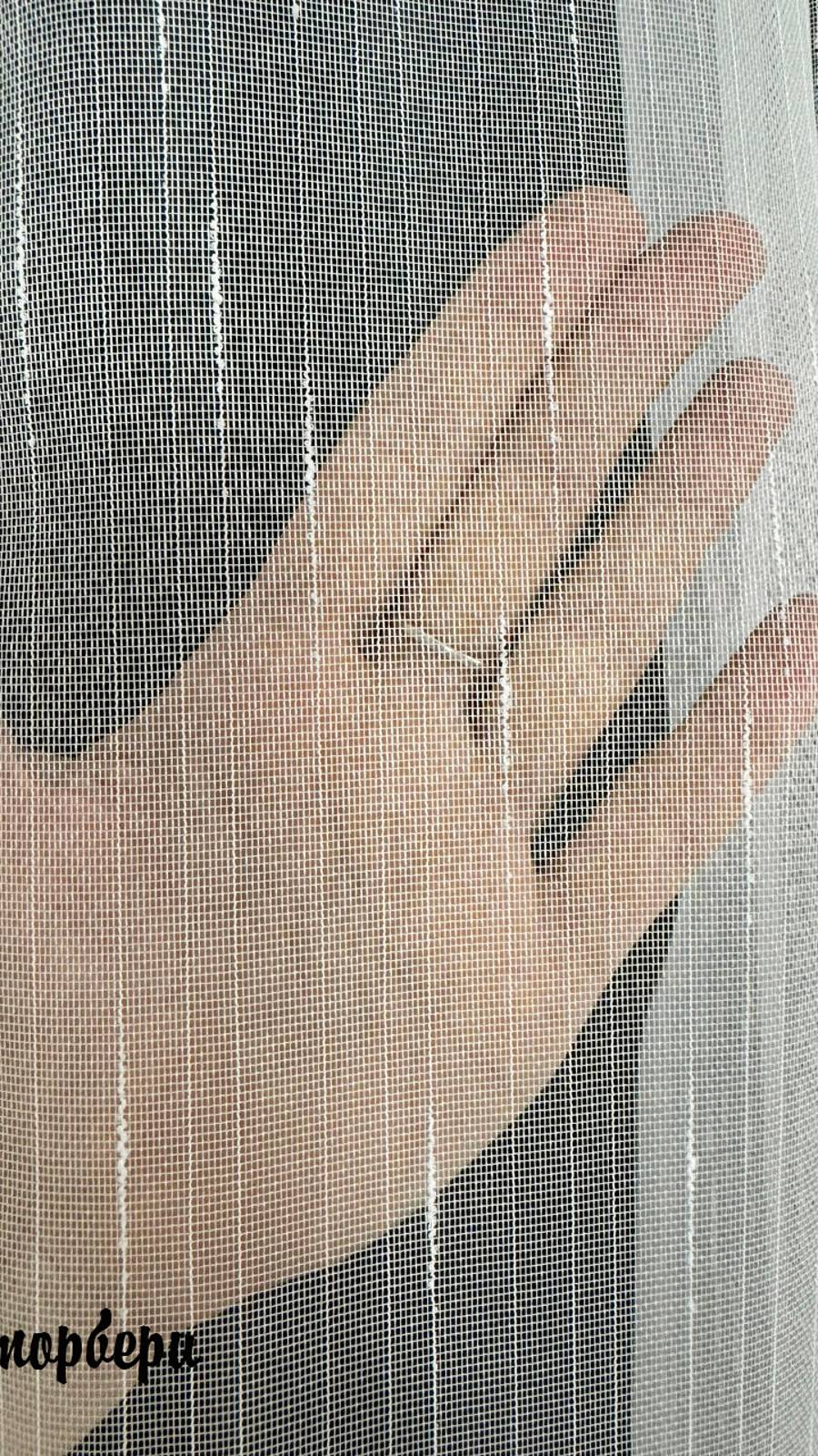 Тюль лен современный