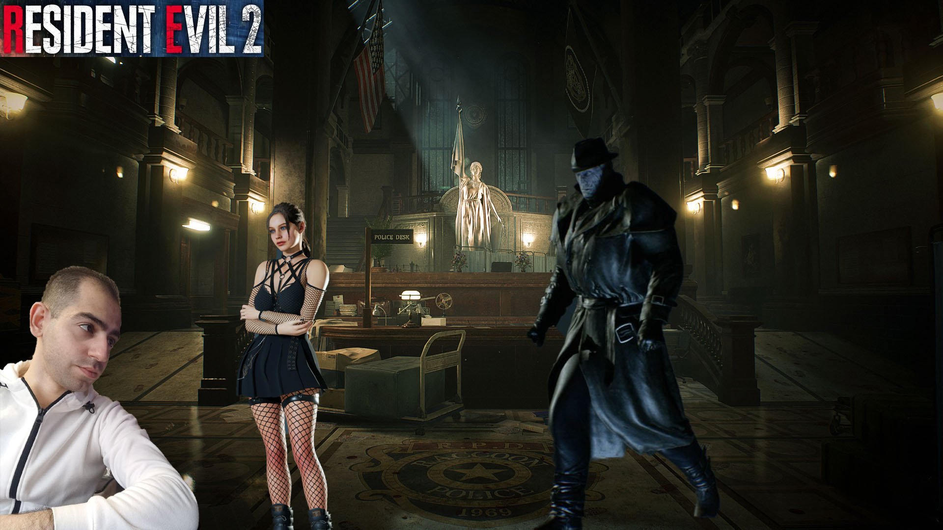 Resident Evil 2 Remake. ГОСПОЖА КЛЭР И ЕЕ ЗОМБИ ФАНАТ!!! Прохождение #7