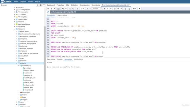 145 Изымаем все права и удаляем роли