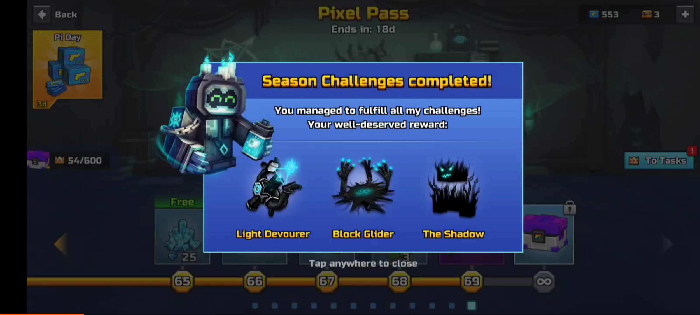I completed the elite challenges of dark woods cult season