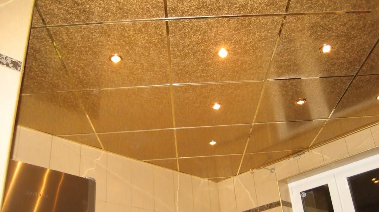 Потолки кассетные