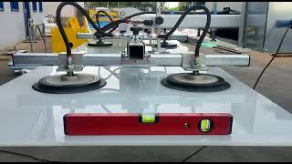 Подъемник для погрузчика для стекла (электрический наклон) Италия