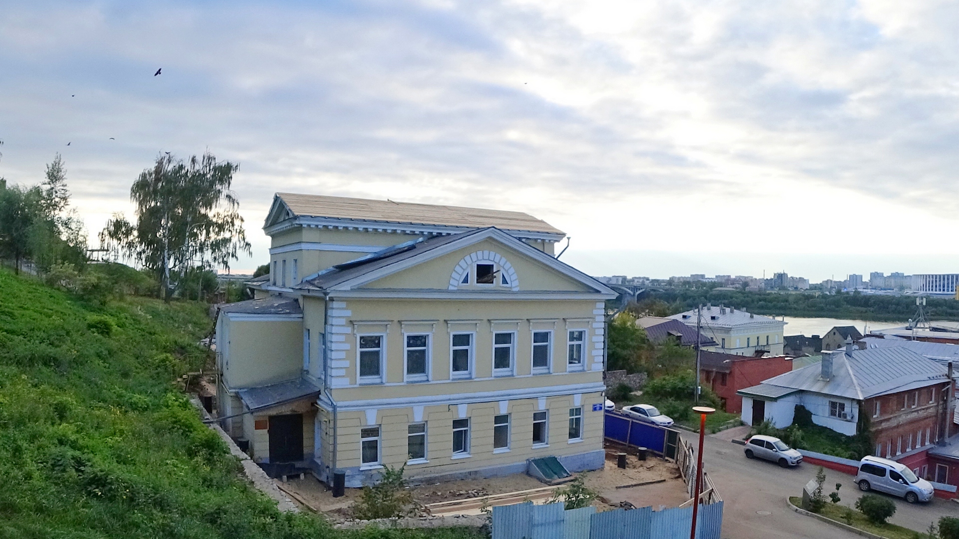 Реставрационно-ремонтные работа на ОКН  "Дом Строгоновых". Сентябрь 2022