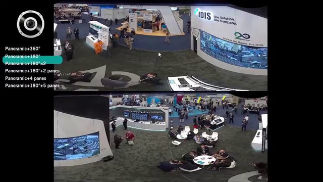 12 мп видеокамера IDIS Fisheye DC-Y3C14WRX