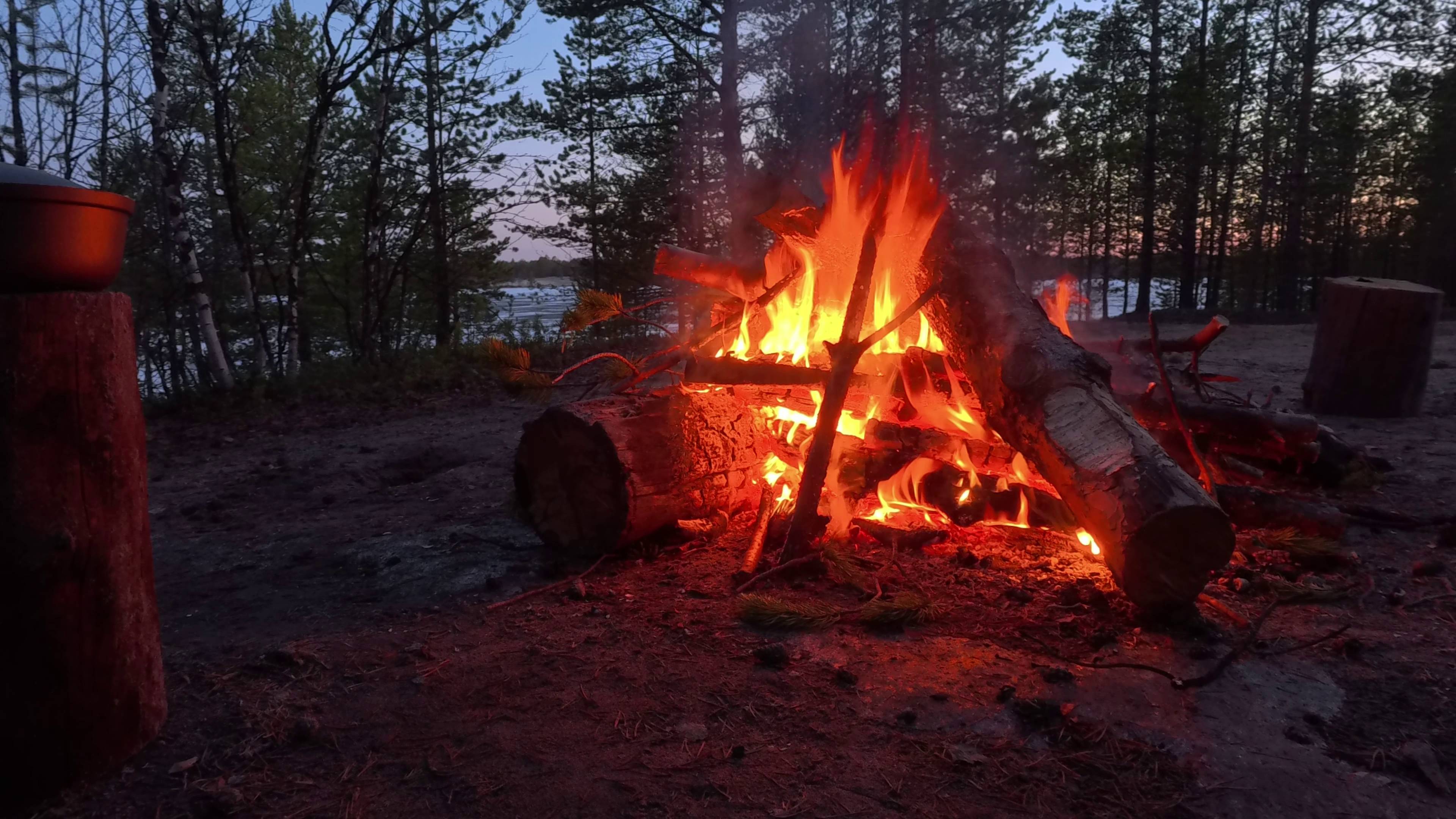 Кемпинг на озере Светлом