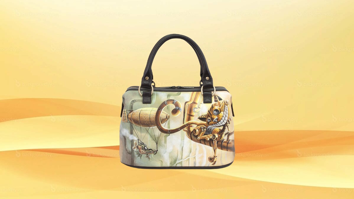 Саквояж каркасный "Кот Стимпанк" Pelle Volare