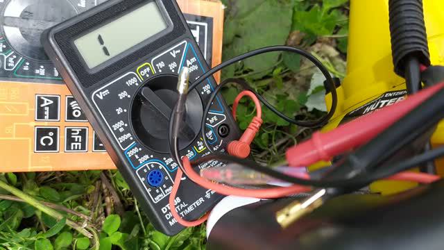 Бензиновый триммер HUTER. Ремонт цепи выключателя триммера