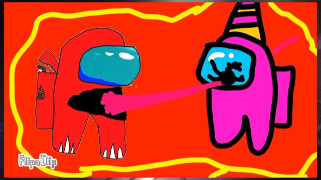 анимация подпишись пж амонг ас