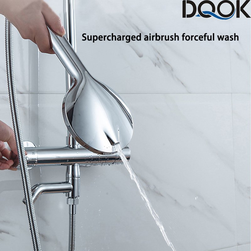 Термостатический смеситель для душа DQOK, хромированный смеситель для душа в ванную комнату, Душевая