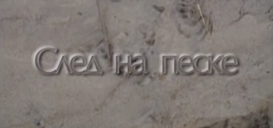 След на песке