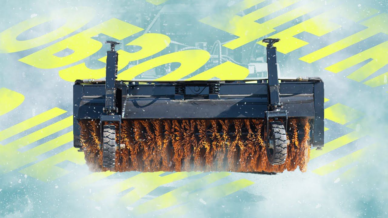 Новая щётка на фронтальные погрузчики Boulder WL20R и WL33R