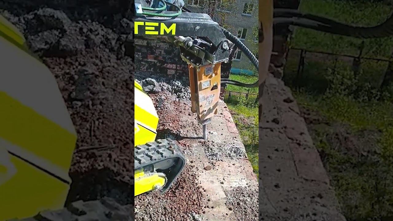 Гидромолот Delta F2 ❯ Гусеничный Мини-Погрузчик ❯ MAKSTEM ❯#отзыв #отзывклиента #гидромолот #makstem