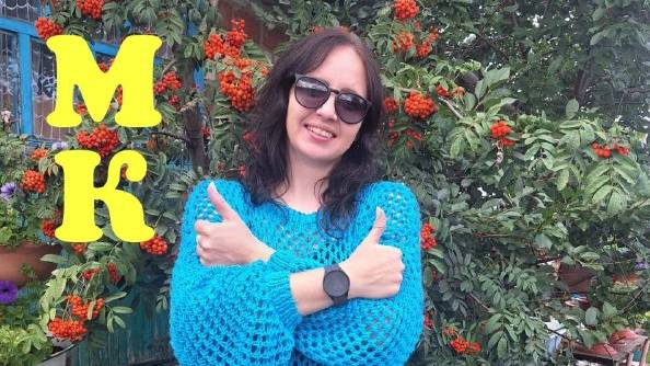✨Вяжем красивый джемпер спицами✨ Подробный МК. #МКвязание #вязаниеспицами #мкдляначинающих