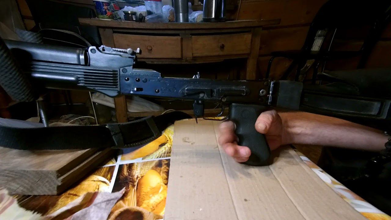 Сайга 308, доработка УСМ, пластина Успенского.