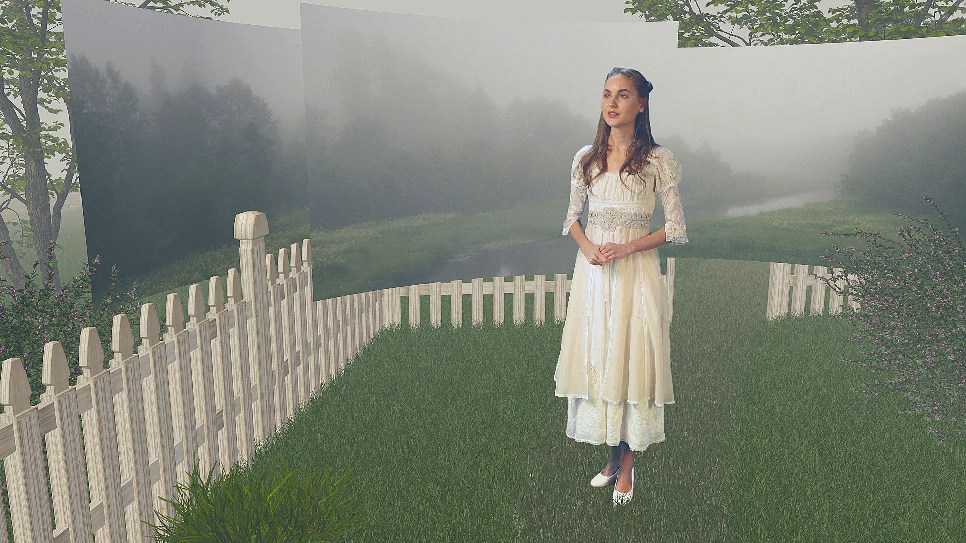 Валентин Богданов. "Калитка чистое крыльцо..."