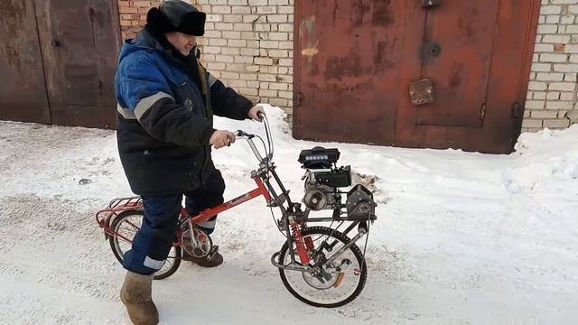 Велосипед с мотором Лифан в 3 силы