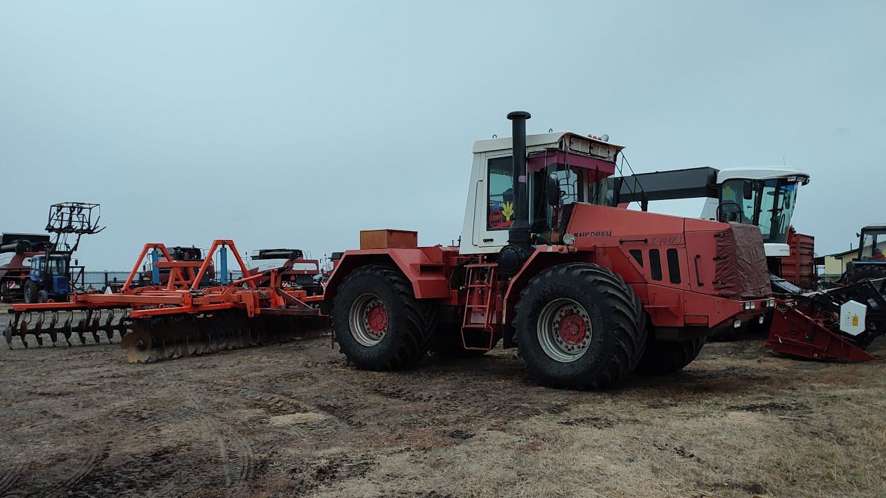 ТРАКТОР  КИРОВЕЦ К744 р3. Проведение ТО. Зацепили БДТ 6ПР.   (Сезон 2021)